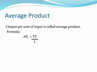 theory of production | PPTX
