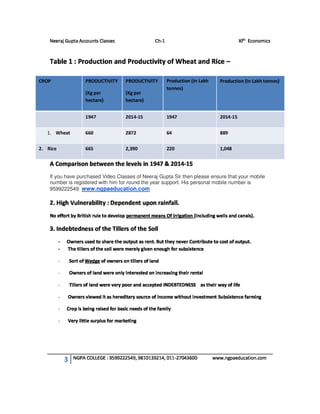 XI Economics Ch – 1 by Neeraj Gupta | PDF
