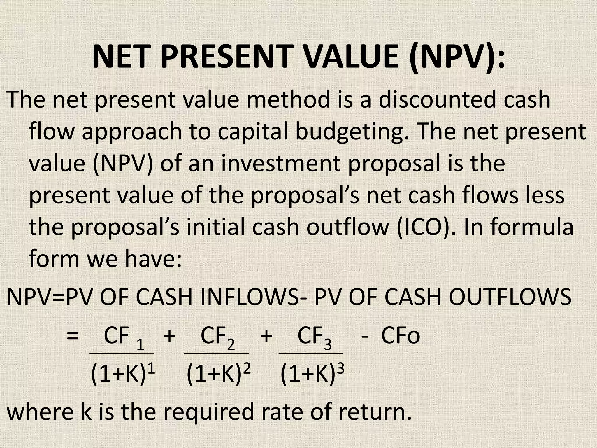 Capital Budgeting | PPTX | Business Accounting & Finance | Business