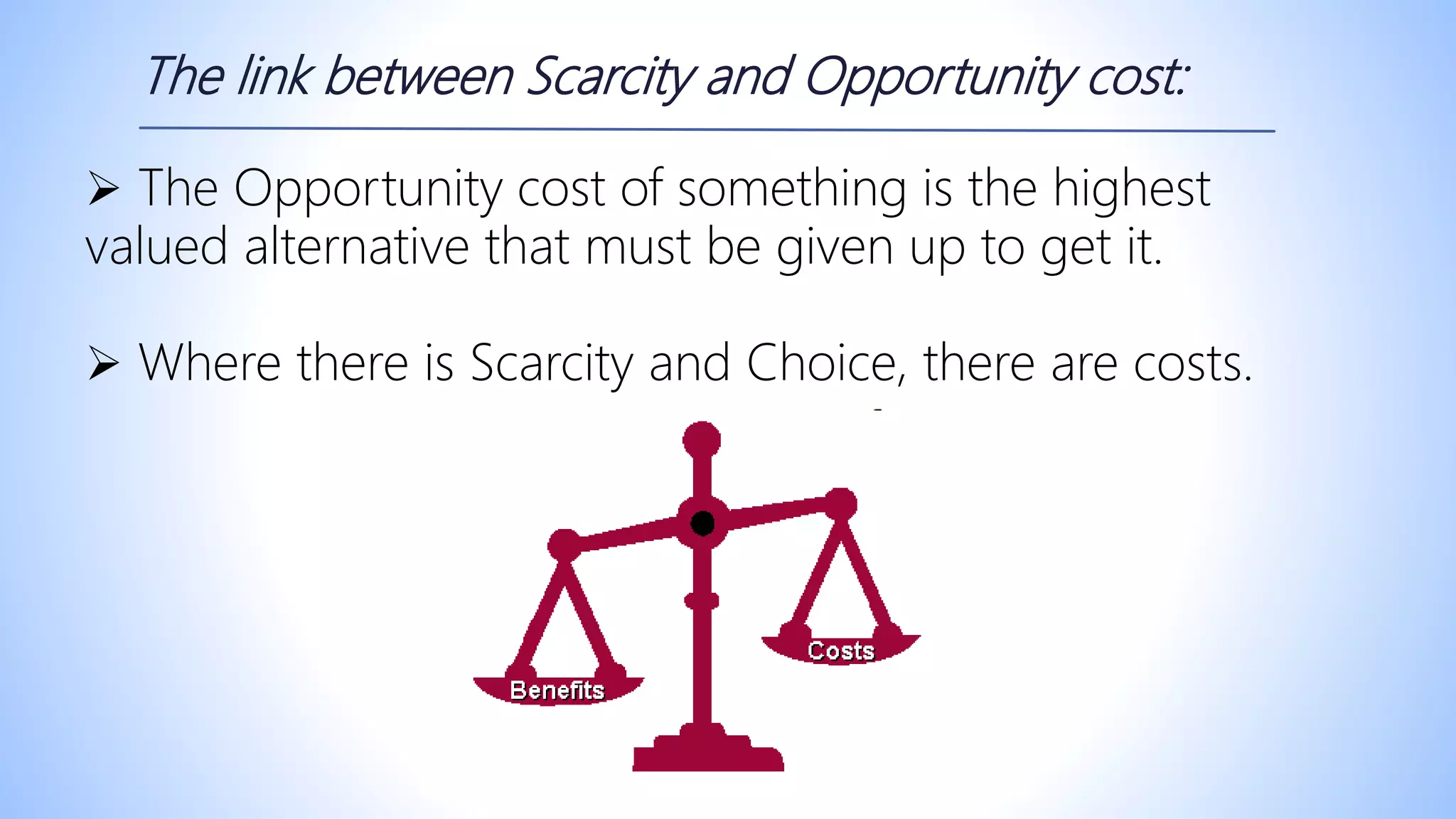 Scarcity - Eco 201 | PPTX