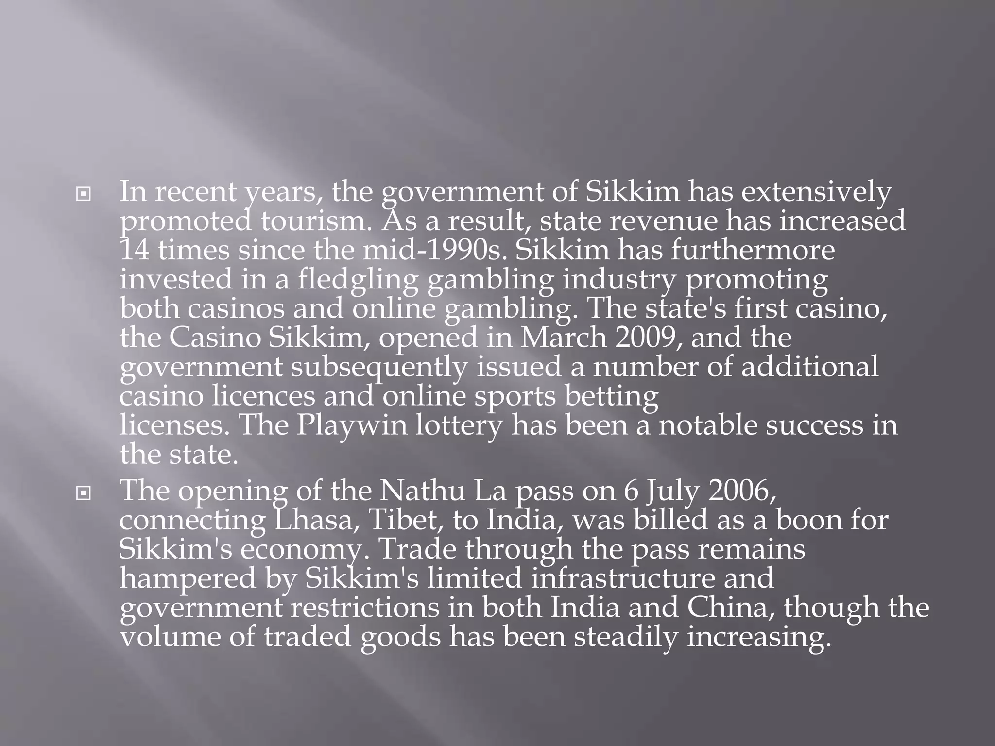 Economics SIKKIM | PPTX