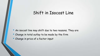 Isocost Line | PPTX