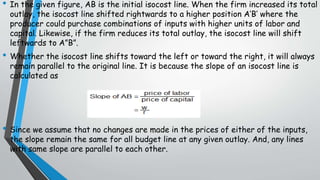 Isocost Line | PPTX