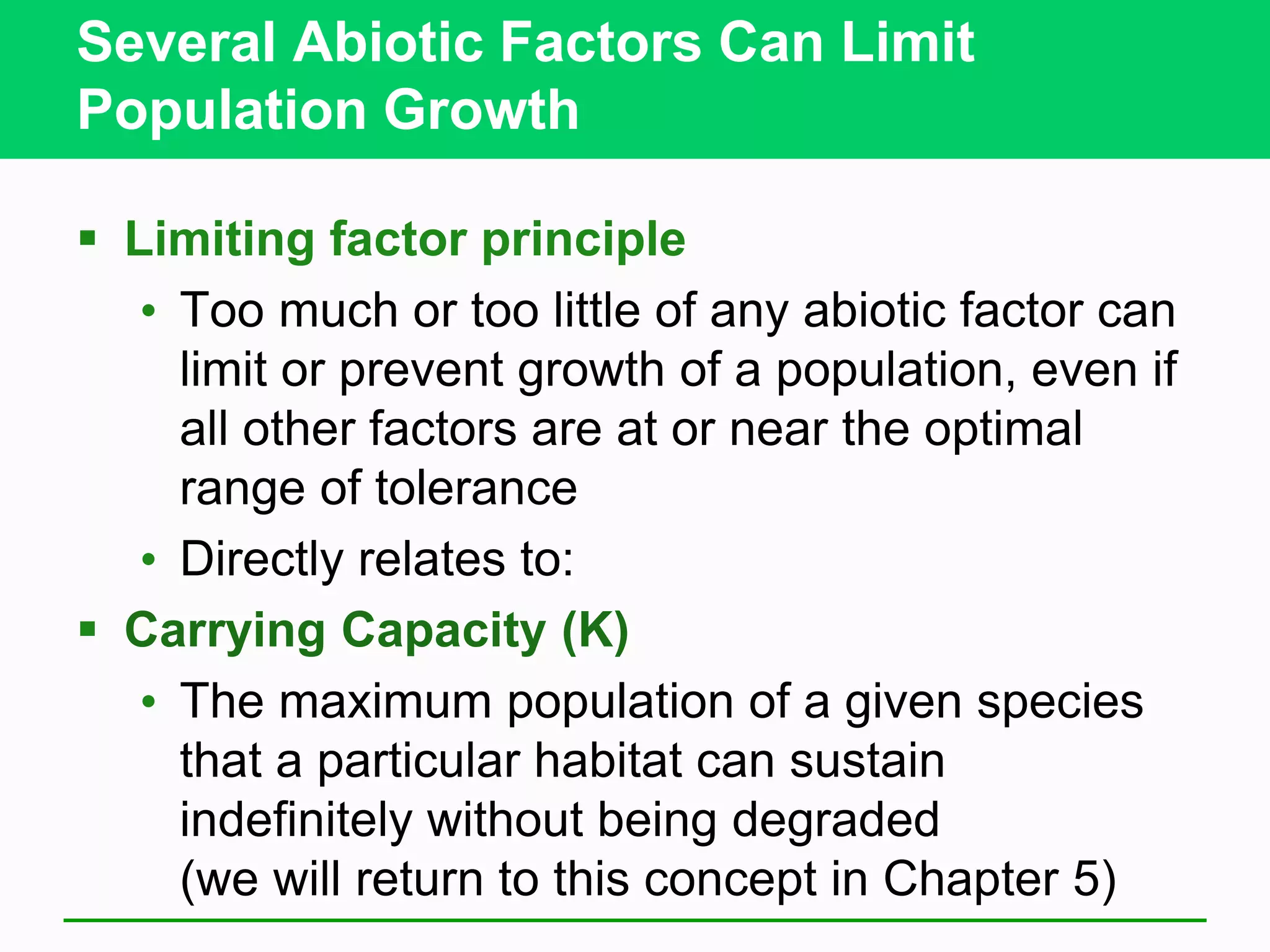 Ekosistem Limiting factors | PPT