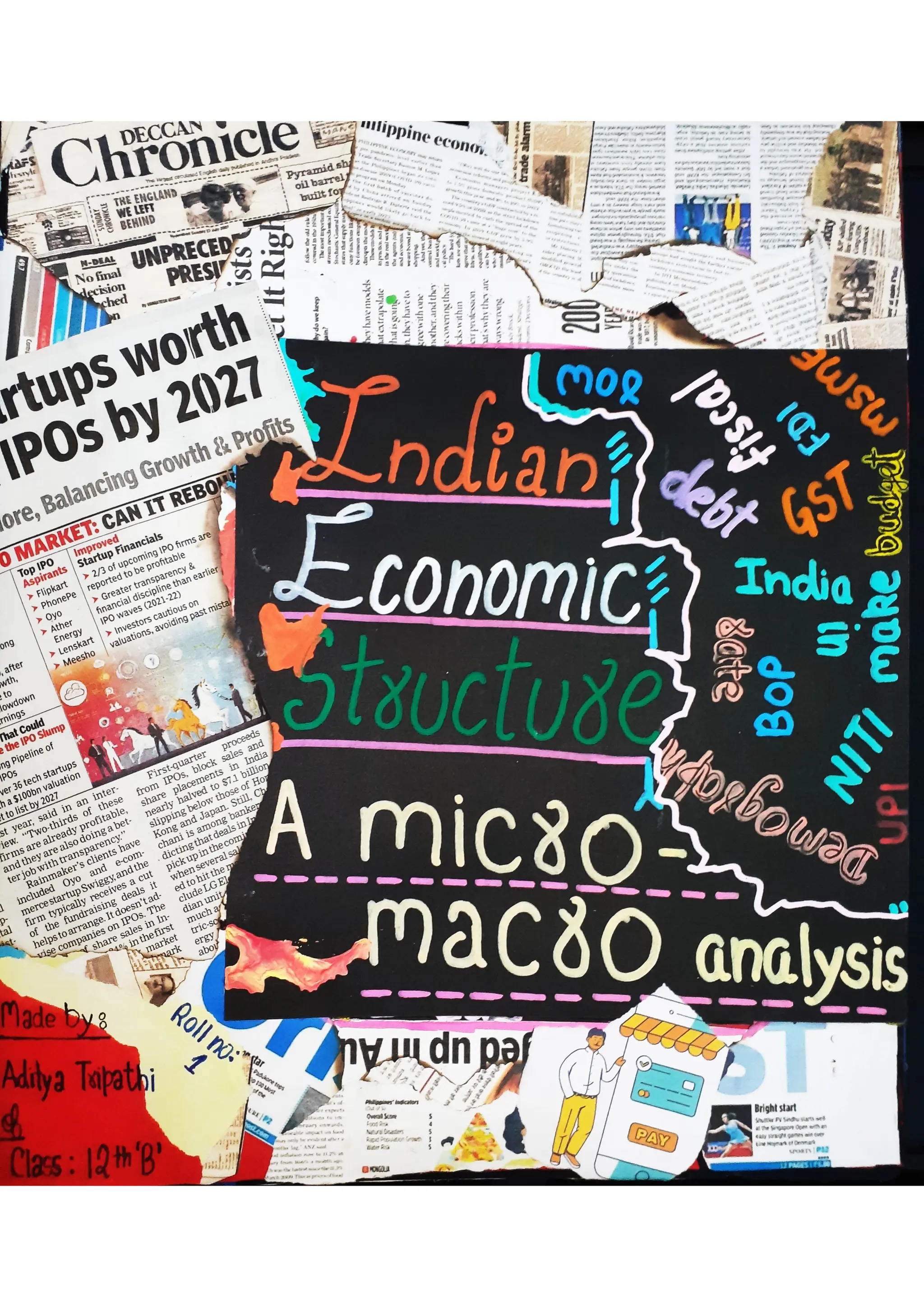 CLASS 12 ECONOMICS PROJECT (Government Budget and Indian Economy) | PDF