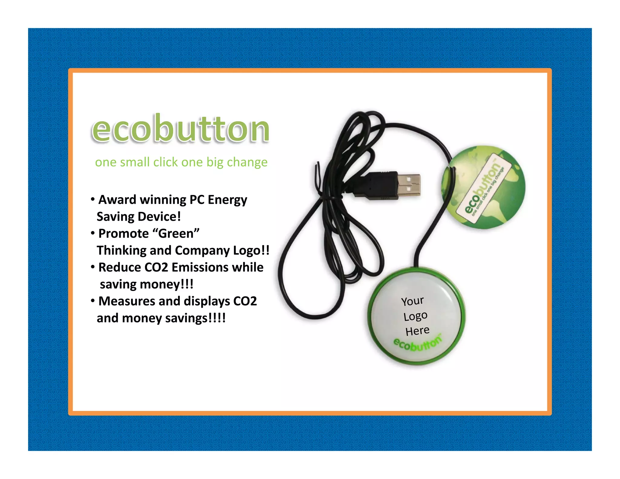 Eco button- One small click one big change | PDF