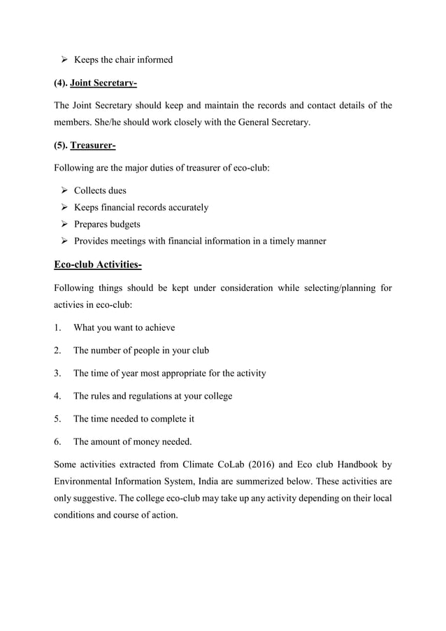 Eco Club by Garima Tandon | PDF