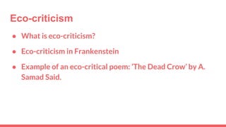 Eco criticism | PPTX