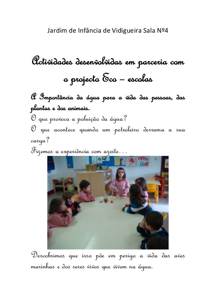 Eco escolas pre escolar 2