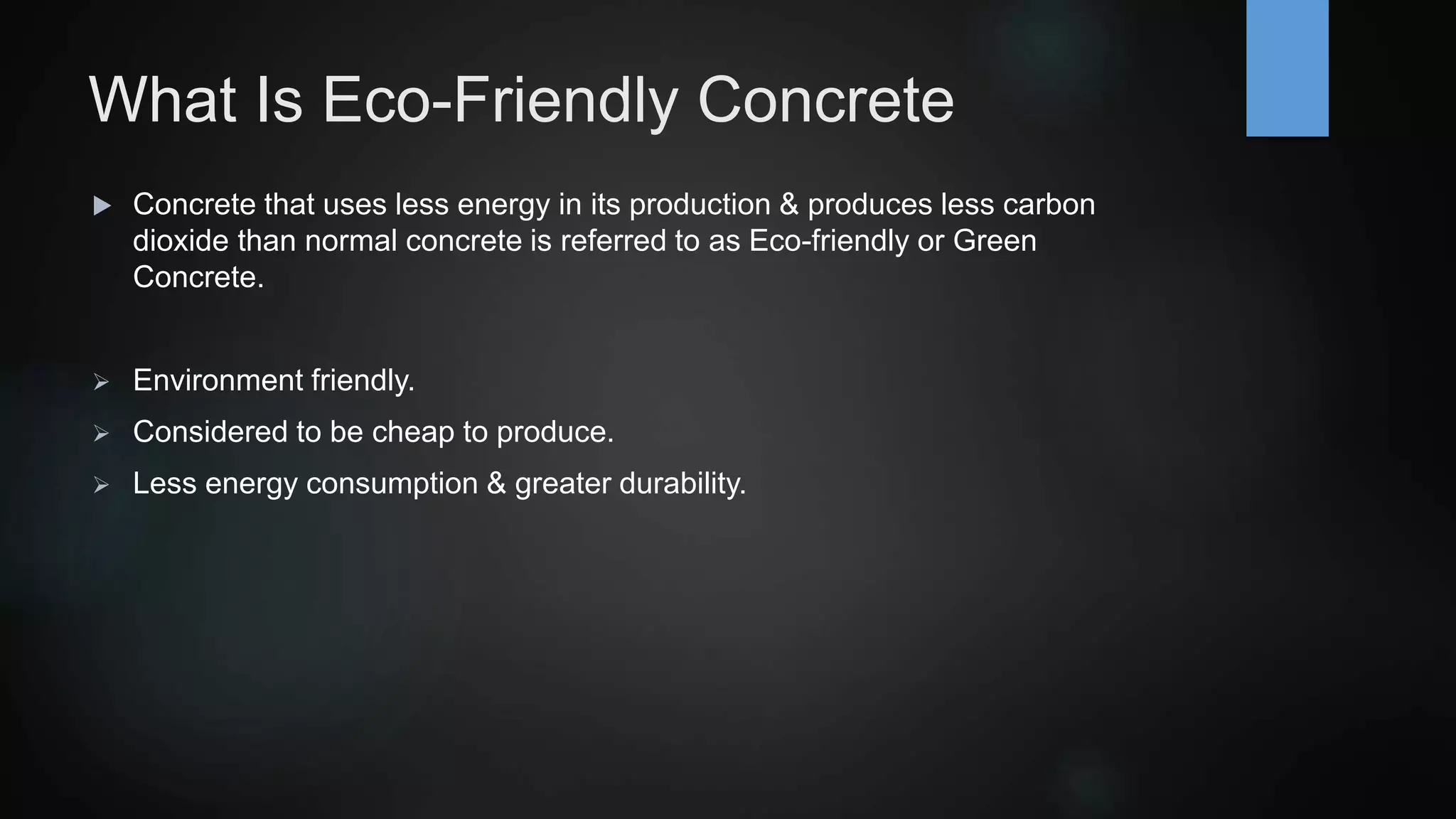 Eco Friendly Concrete Green Concrete Pptx