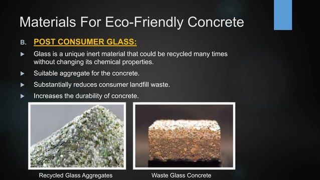 Eco friendly-concrete (Green Concrete) | PPTX