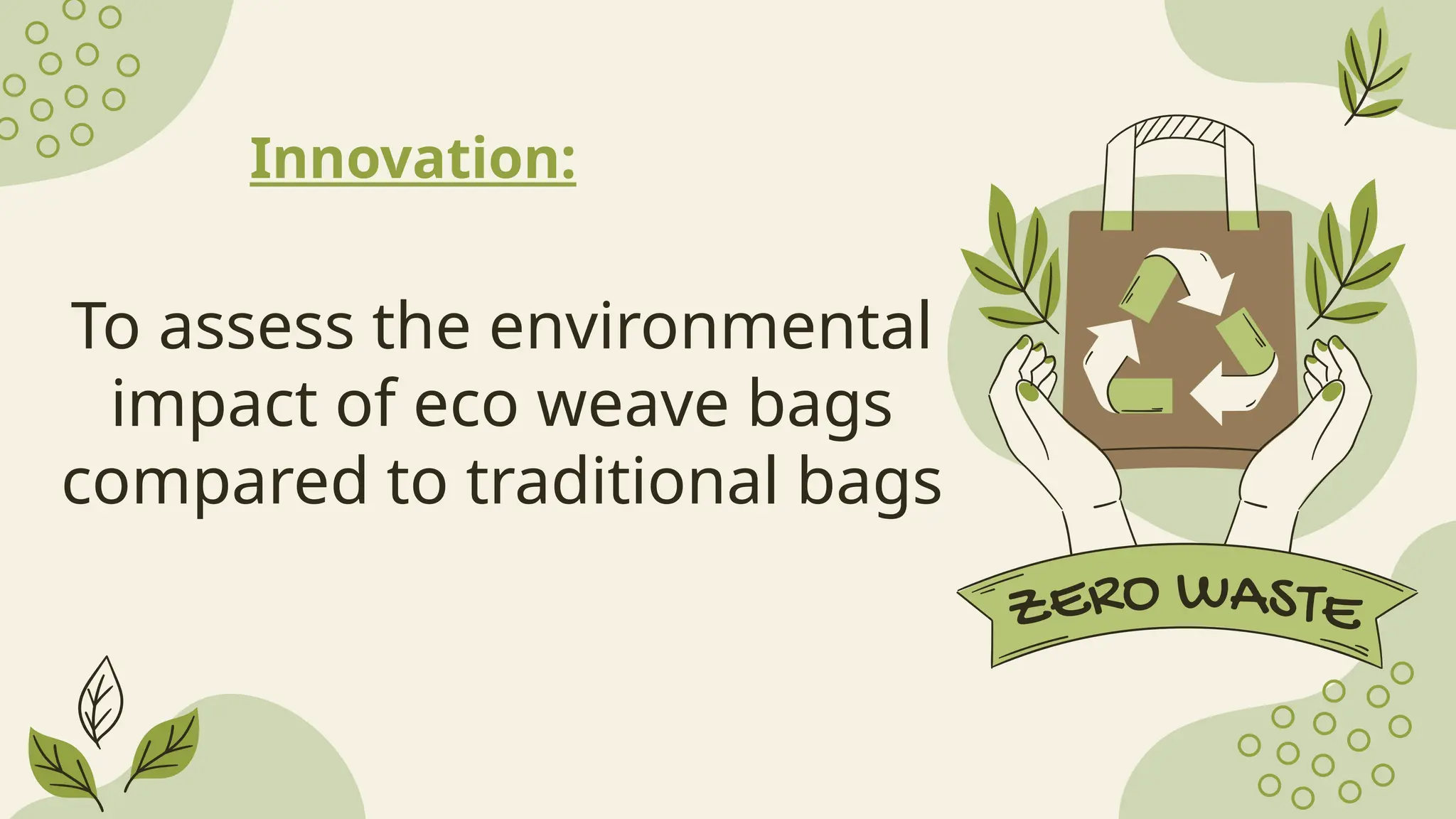 eco-friendly research plan ppt for research | PPT