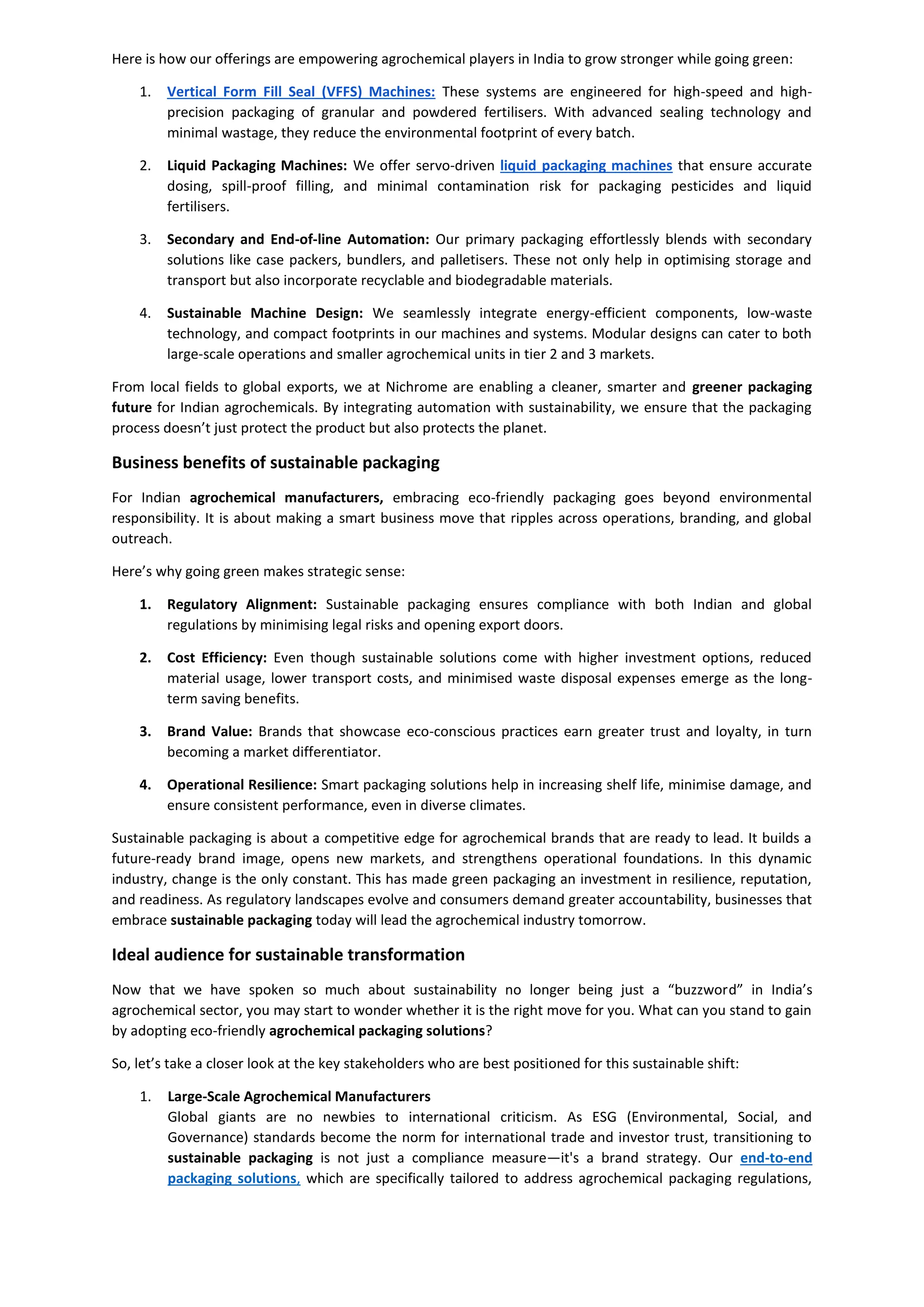 Eco-Friendly Agrochemical Packaging How India’s Manufacturers Can Stay ...