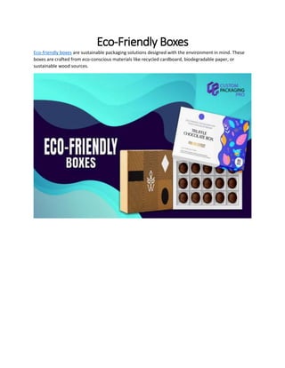 Eco-Friendly Boxes | DOCX