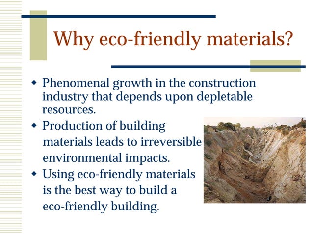 Eco friendly building materials | PDF