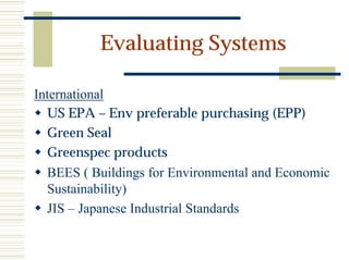 Eco friendly building materials | PDF