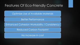 Eco-Friendly Concrete | PDF