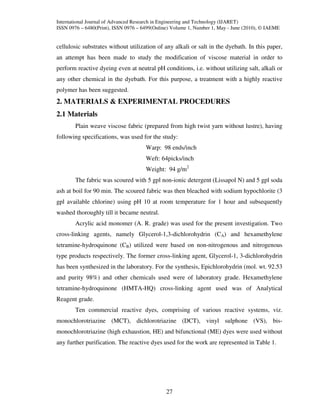 Eco friendly dyeing of viscose fabric with reactive dyes | PDF
