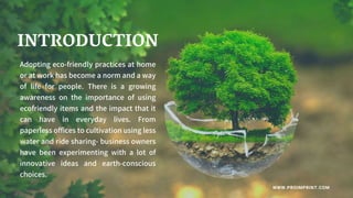 Eco friendly promotional-products | PPTX