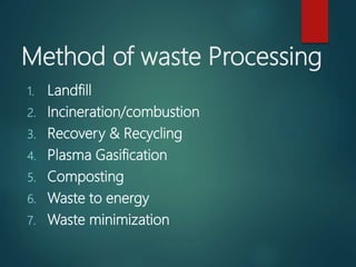 Eco-friendly Techniques of Solid Waste Management | PPTX