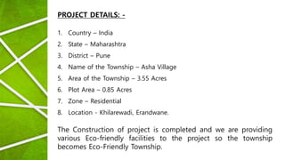 PowerPoint presentation on Eco-Friendly Township. | PDF