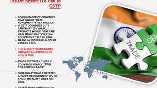 Global system of Trade preference (GSTP) benefits for India | PPTX