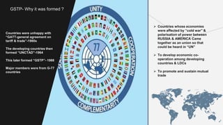 Global system of Trade preference (GSTP) benefits for India | PPT