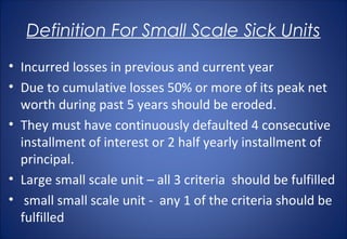 industrial sickness in India | PPT