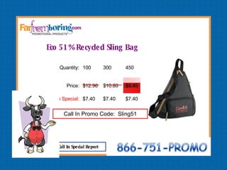 Eco Sling Eco Friendly Promotional Products | PPT