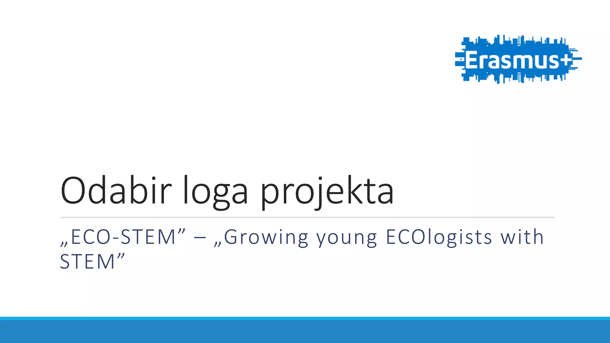 Eco - Stem - odabir loga | PPT
