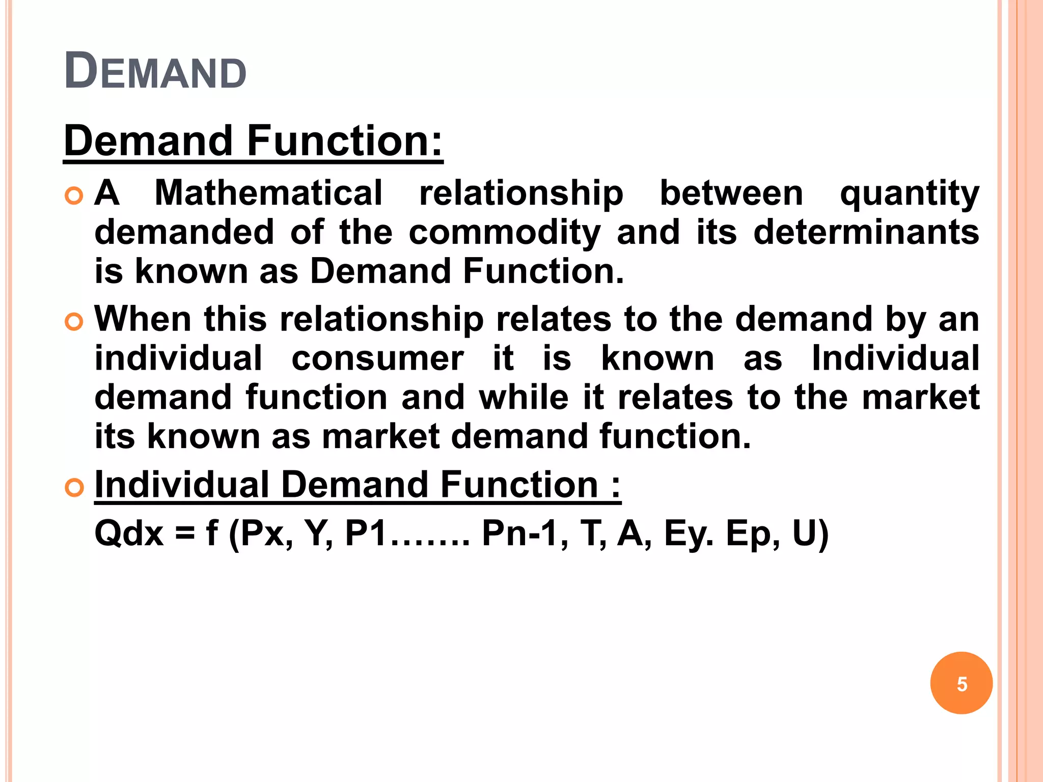 Demand by Ankit Singh | PPTX