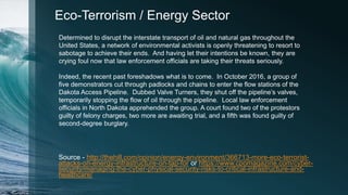 Eco terrorism threat is growing and how to mitigate risks from eco ...