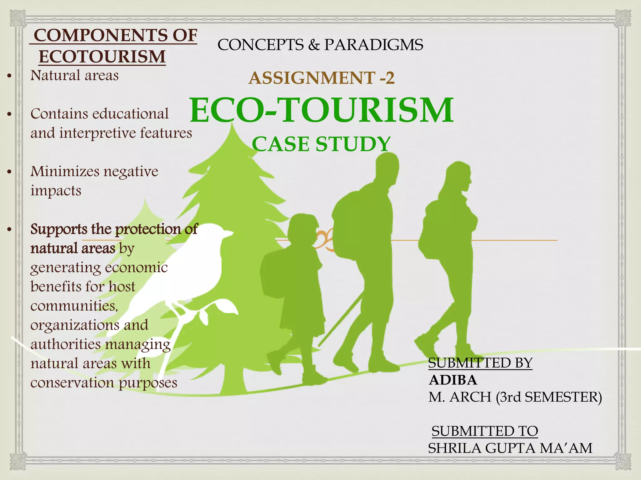 Eco tourism Case Study | PDF