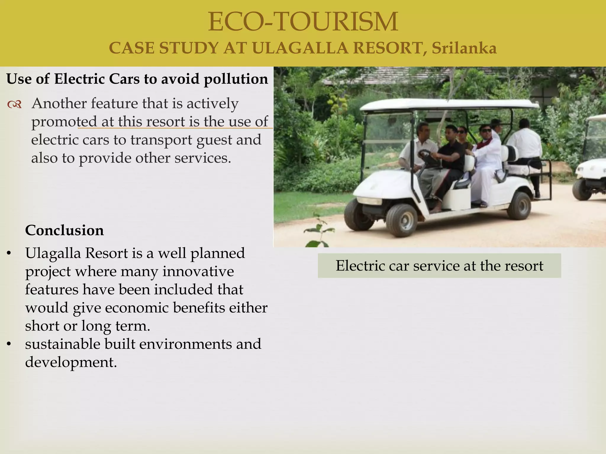 Eco tourism Case Study | PDF