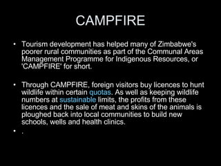 Eco Tourism In Zimbabwe | PPT