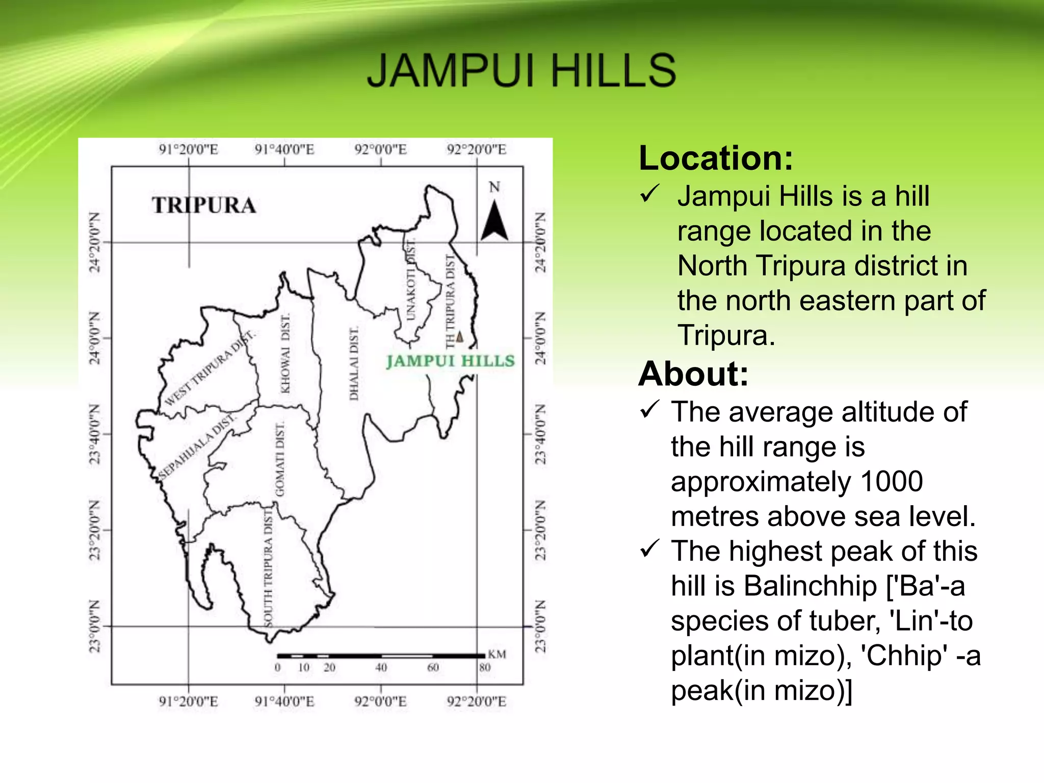 Ecotourism: A brief study of Tripura state | PPTX
