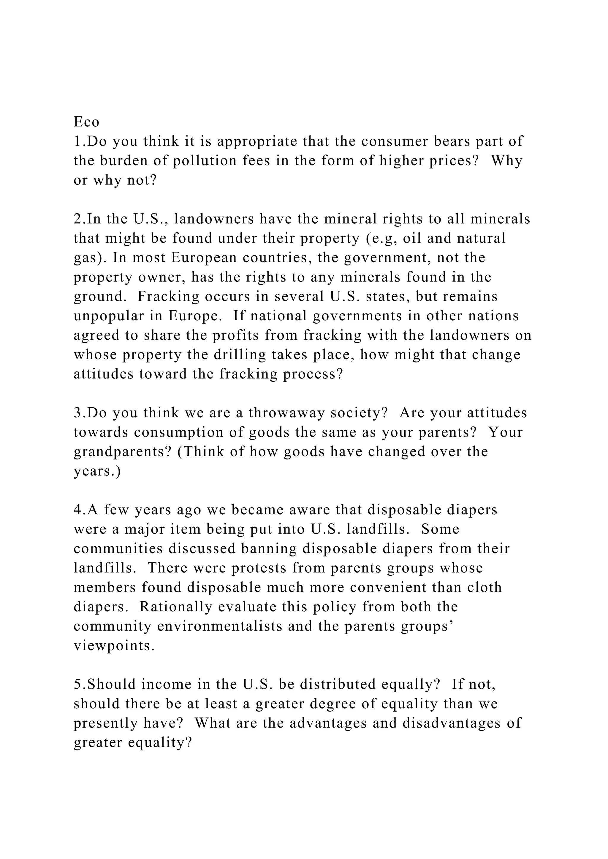 Eco1.Do you think it is appropriate that the consumer bears part.docx