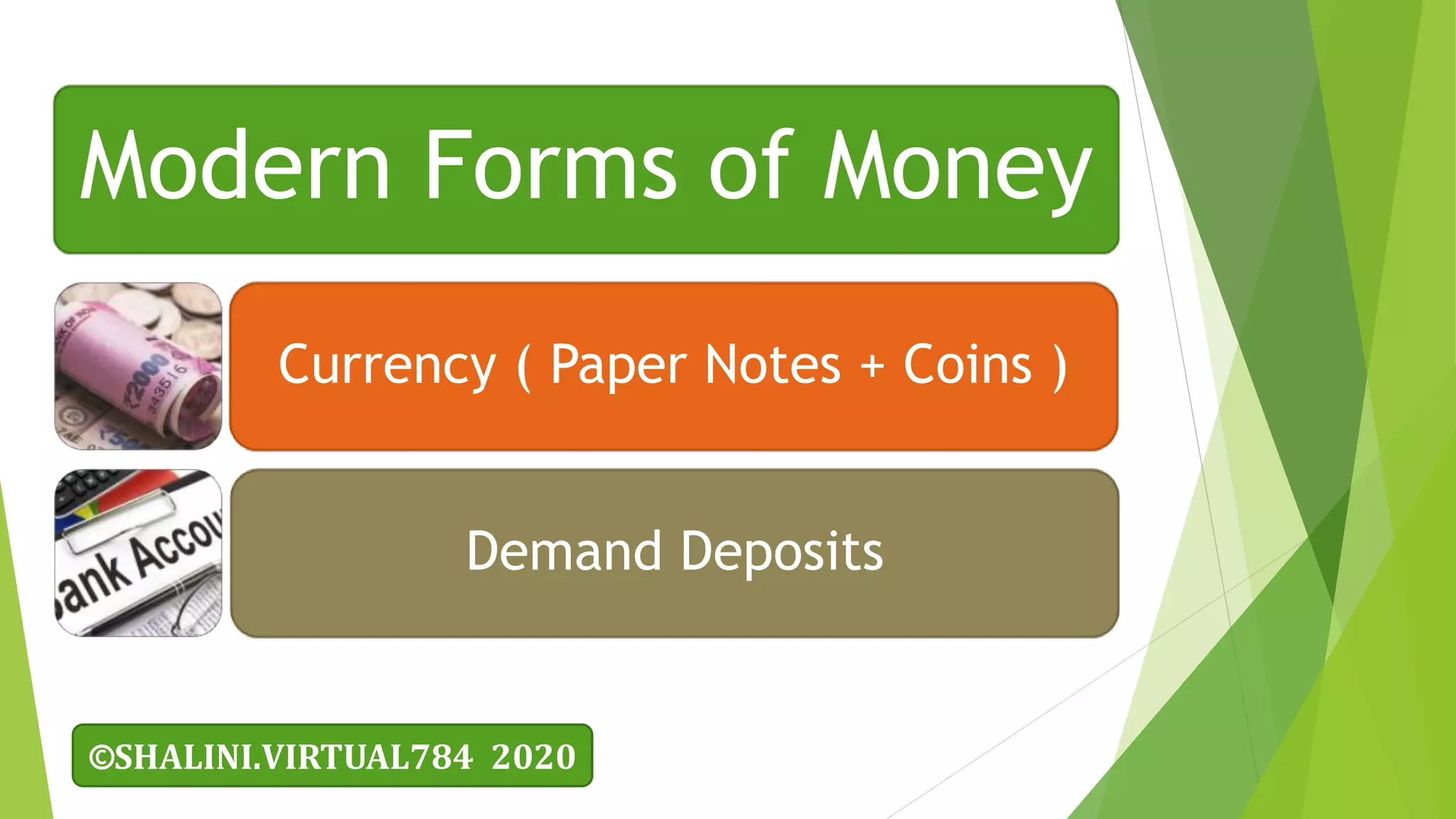 Economics Class 10 chapter 3 - Demand Deposits | PPTX