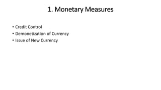 inflation and it measures to control | PPTX