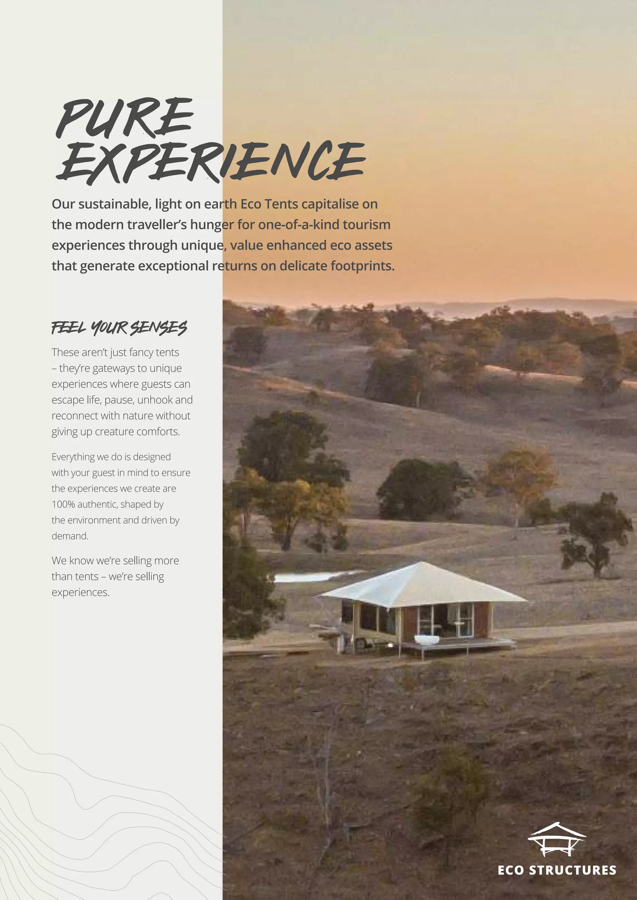 Eco Structures Tent Brochure | PDF | Landscaping | Home & Garden