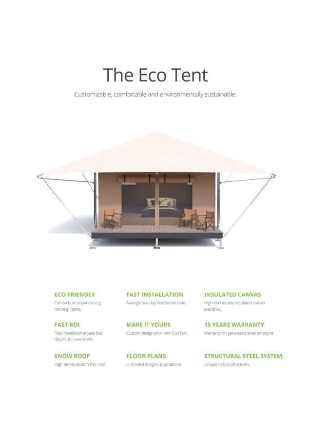 Eco Structures Tent Brochure | PDF | Landscaping | Home & Garden