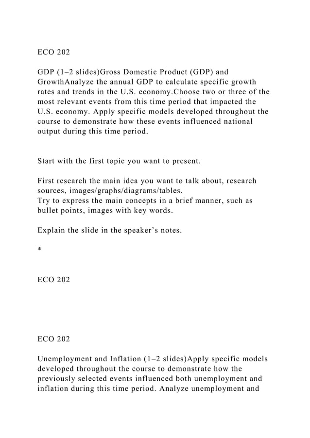 ECO 202 Milestone One Guidelines and Rubric Macroeconomic .docx