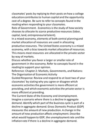 Eco 203 week 2 quiz | DOCX