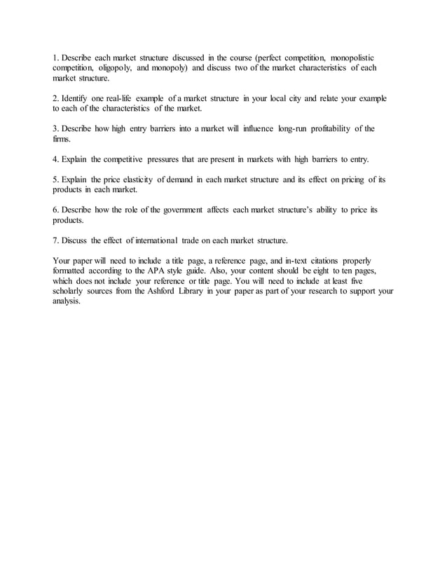 Eco 204 entire course ( principles of microeconomics ) complete course | DOCX