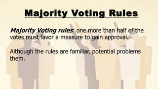 Majority Voting Rule | PPTX