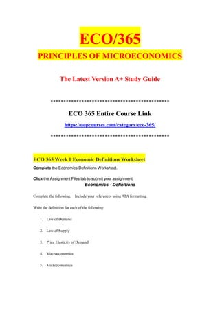 Eco 365 eco365 | PDF