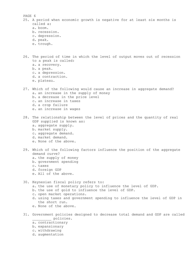 Eco 415 final exam | PDF