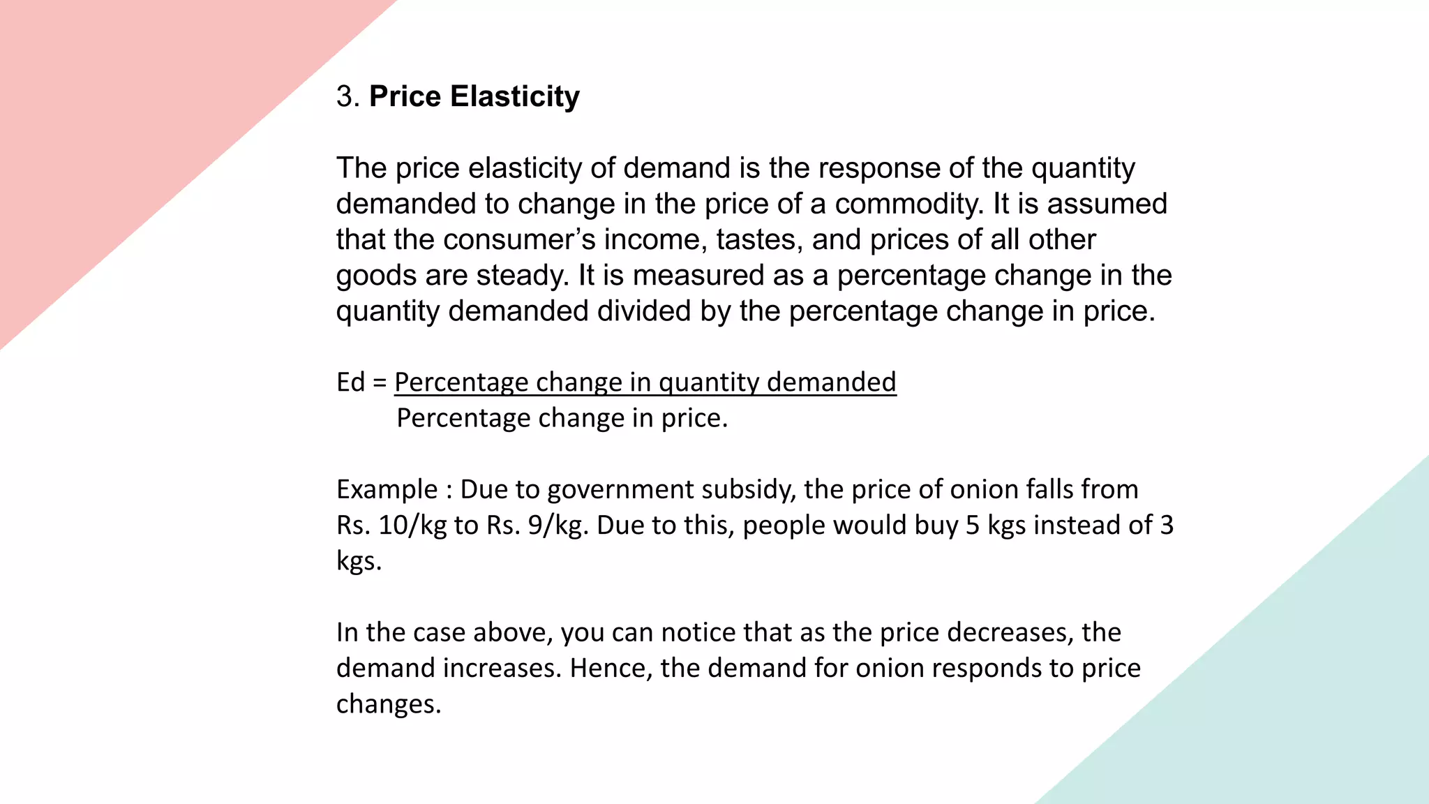 Elasticity of Demand | PPT