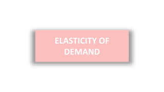 Elasticity of Demand | PPT