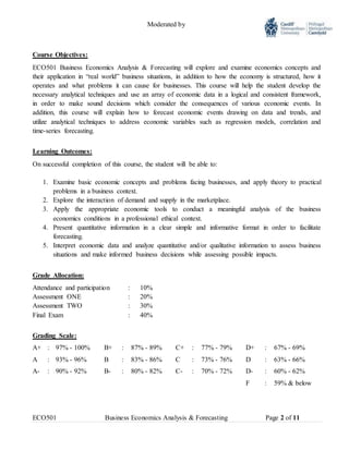 Eco501 course handbook s - copy | DOCX